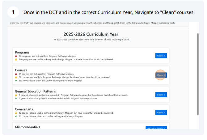 Display Hours for Non-credit Programs – Program Pathways Mapper