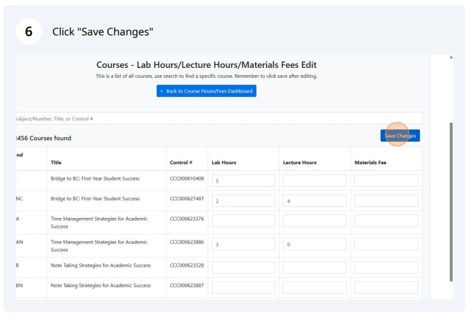Display Hours for Non-credit Programs – Program Pathways Mapper